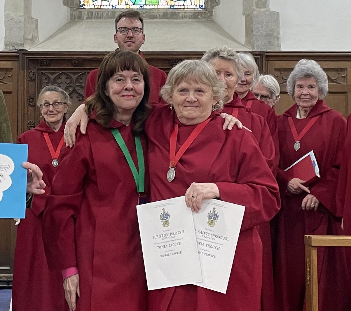Goodbye to a longstanding church and choir member : Keston Parish Church